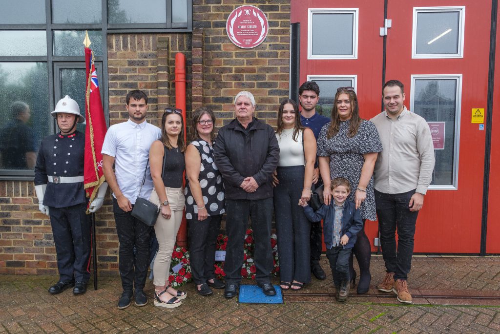 Neville Stocker - Red Plaque
